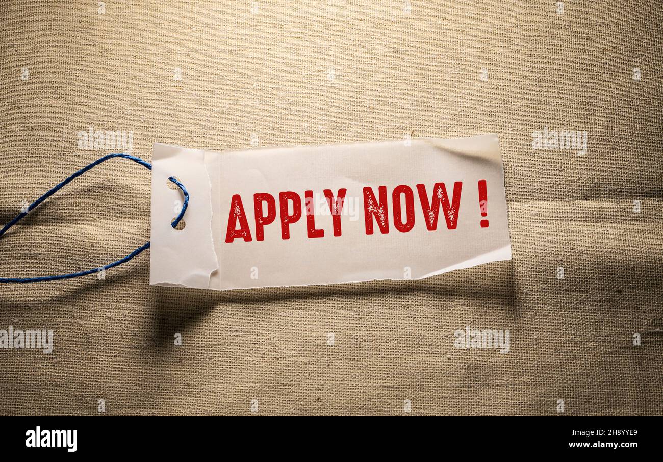 Close up of Apply Word , Business Concept Idea Stock Photo - Alamy