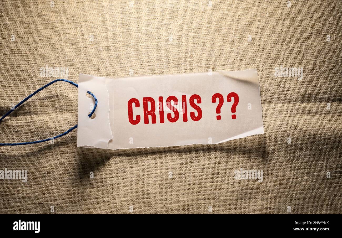 Crisis word hi-res stock photography and images - Alamy