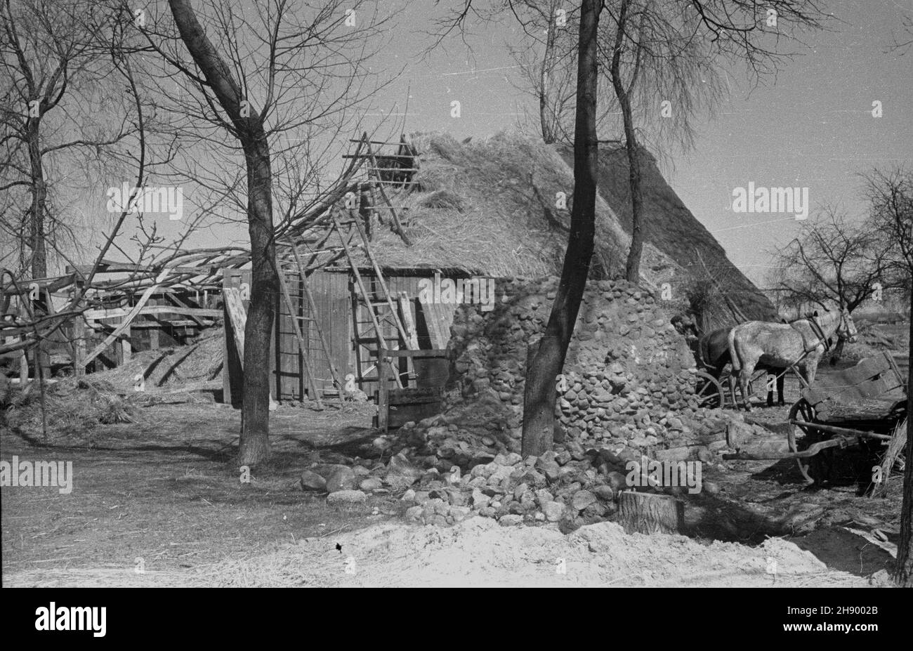 Destroyed farm Black and White Stock Photos & Images - Alamy