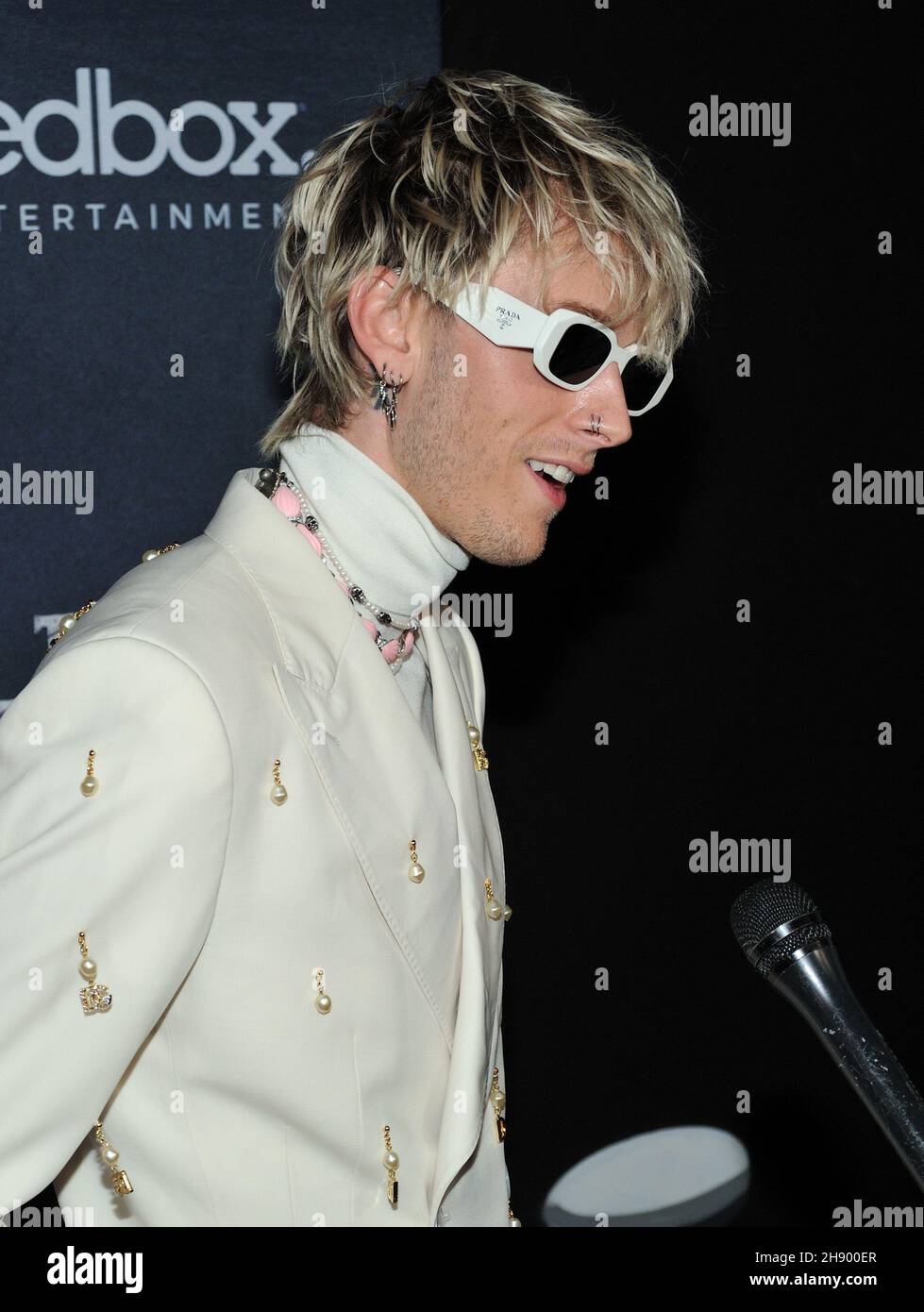 Colson Baker (Machine Gun Kelly) attends the NY screening of The Last ...