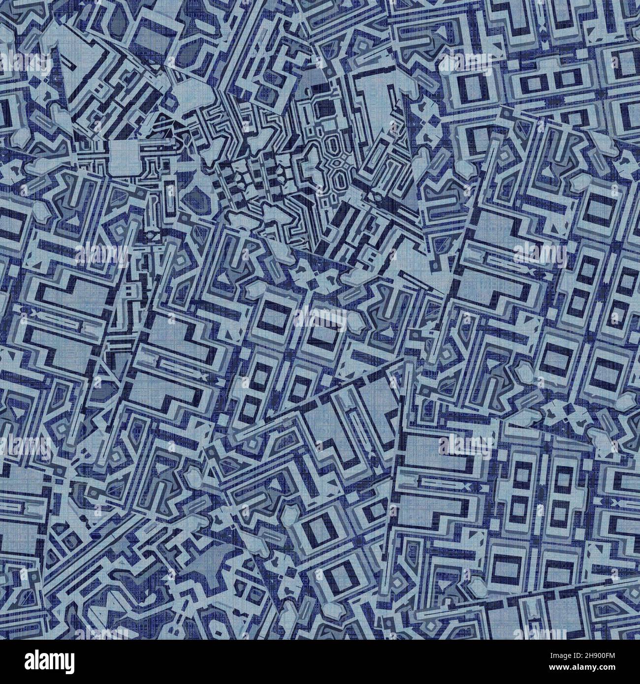 Grunge denim random geometric acid wash seamless texture material ...