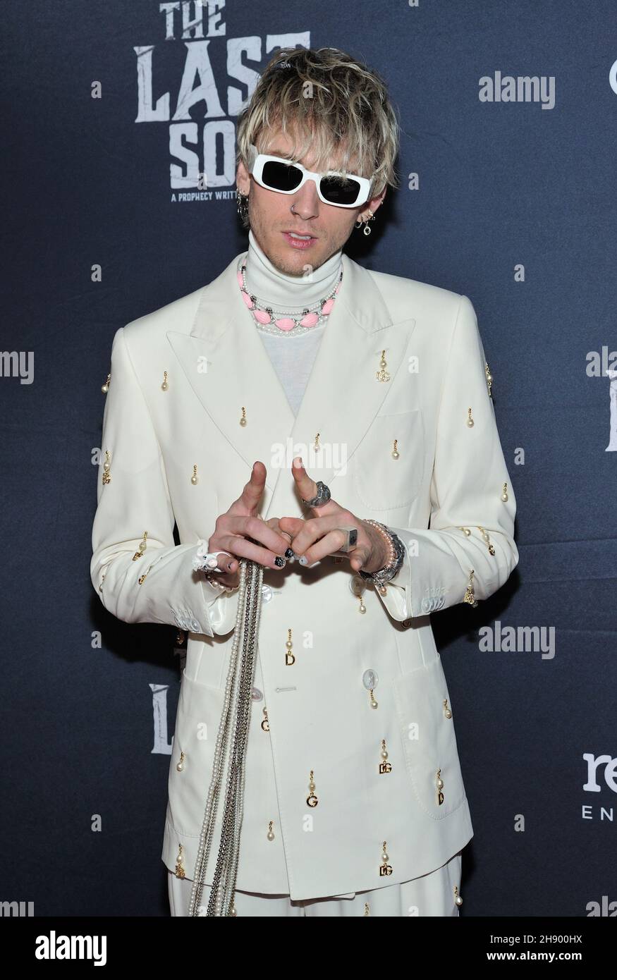 Colson Baker (Machine Gun Kelly) attends the NY screening of The Last ...