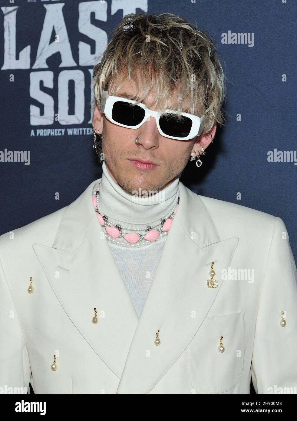 Colson Baker (Machine Gun Kelly) attends the NY screening of The Last ...
