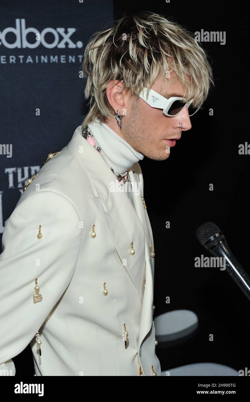 Colson Baker (Machine Gun Kelly) attends the NY screening of The Last ...