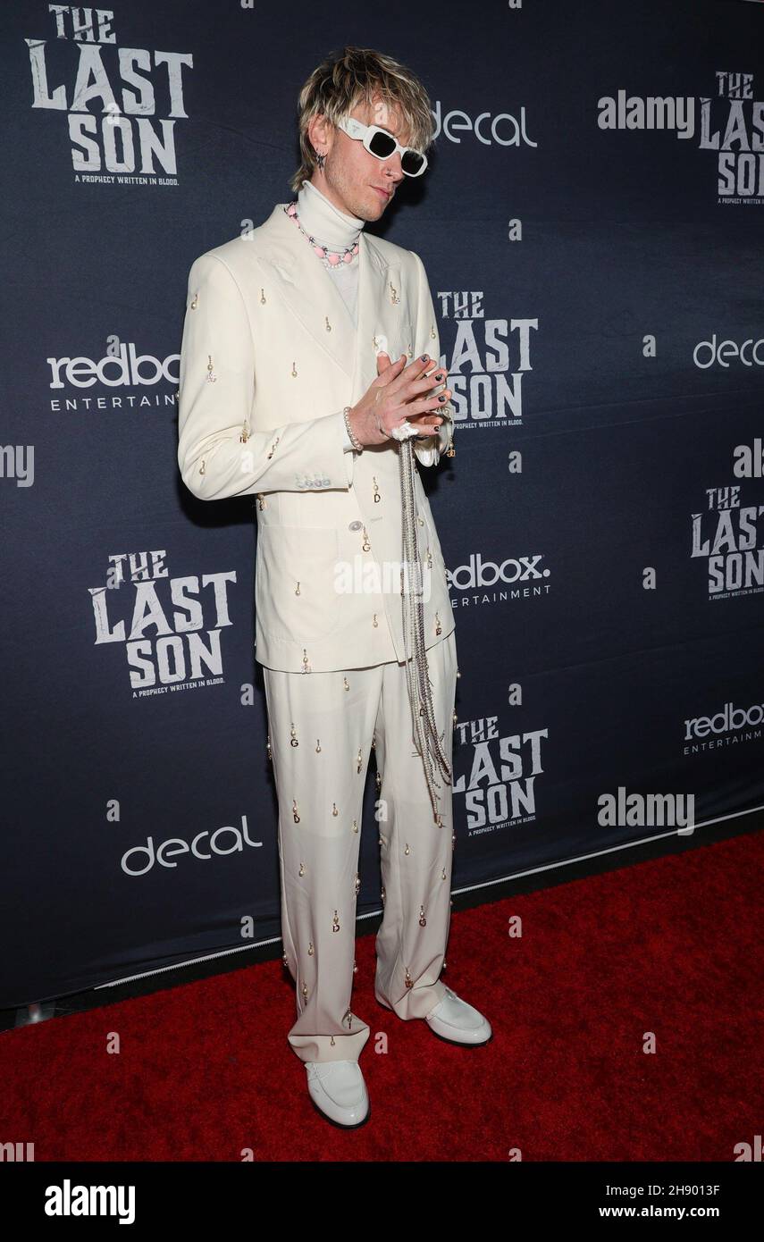 New York, NY, USA. 2nd Dec, 2021. Colson Baker at arrivals for THE LAST ...