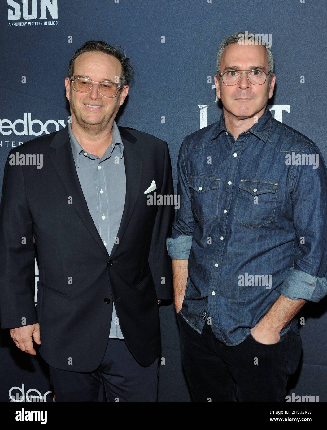 New York, USA. 02nd Dec, 2021. L-R: Jib Polhemus and Tim Sutton attend the NY screening of The ...