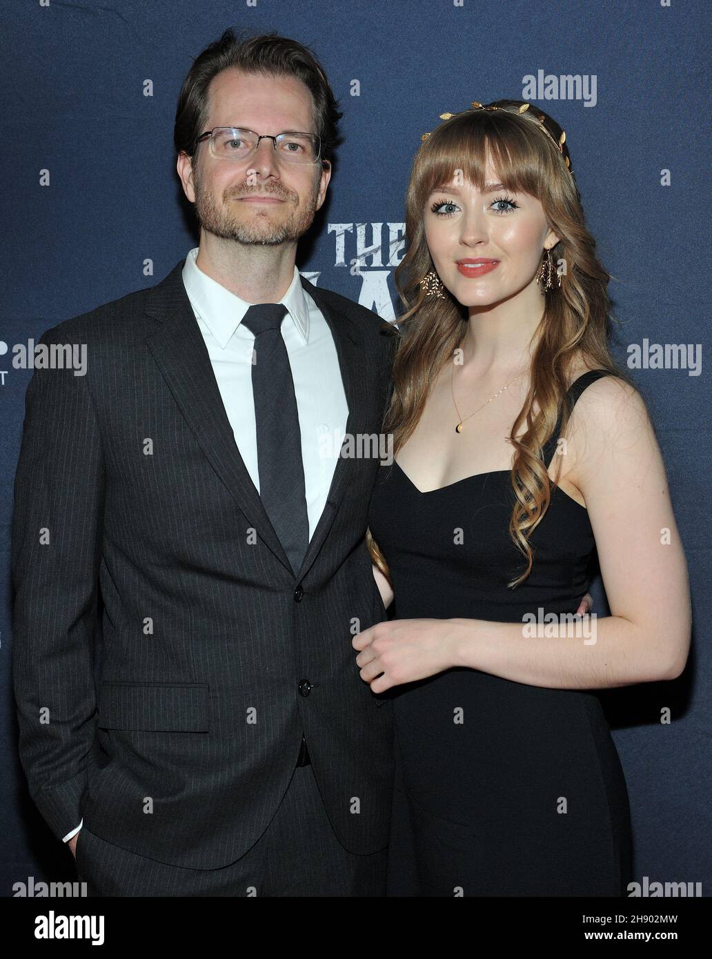 New York, USA. 02nd Dec, 2021. L-R: Joey Ciccoline and Emily Marie ...
