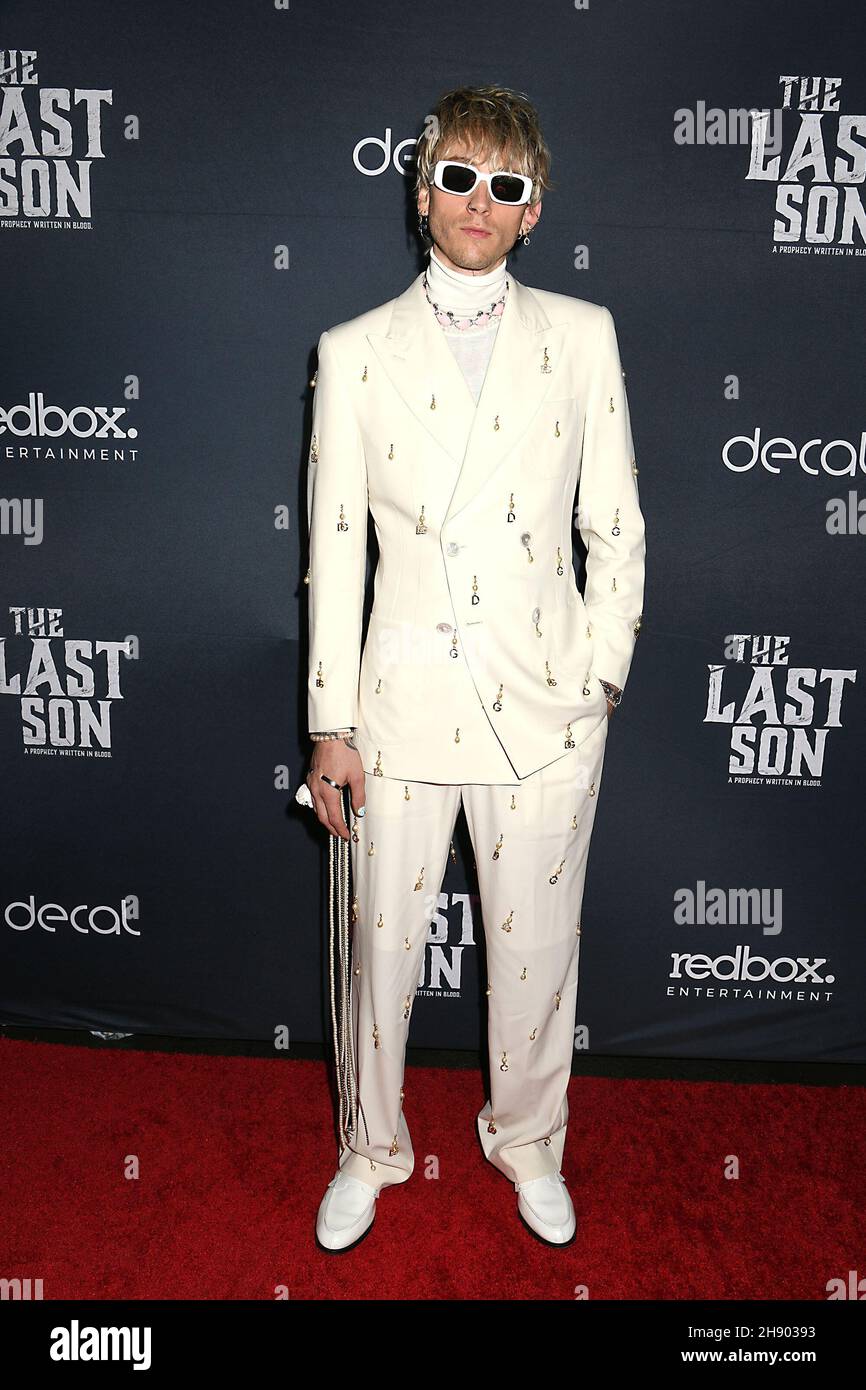 Colson Baker AKA Machine Gun Kelly attends the Redbox Entertainment ...