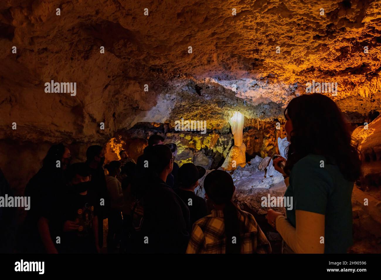 Cave interior colorful people hi-res stock photography and images - Alamy