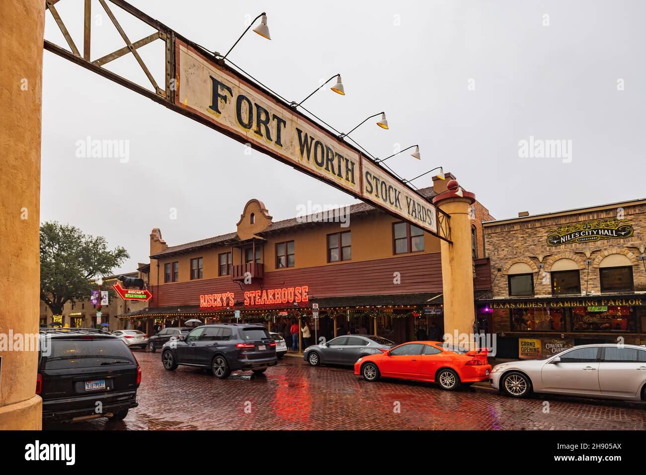 Entrance fort worth stock yards hi-res stock photography and images - Alamy