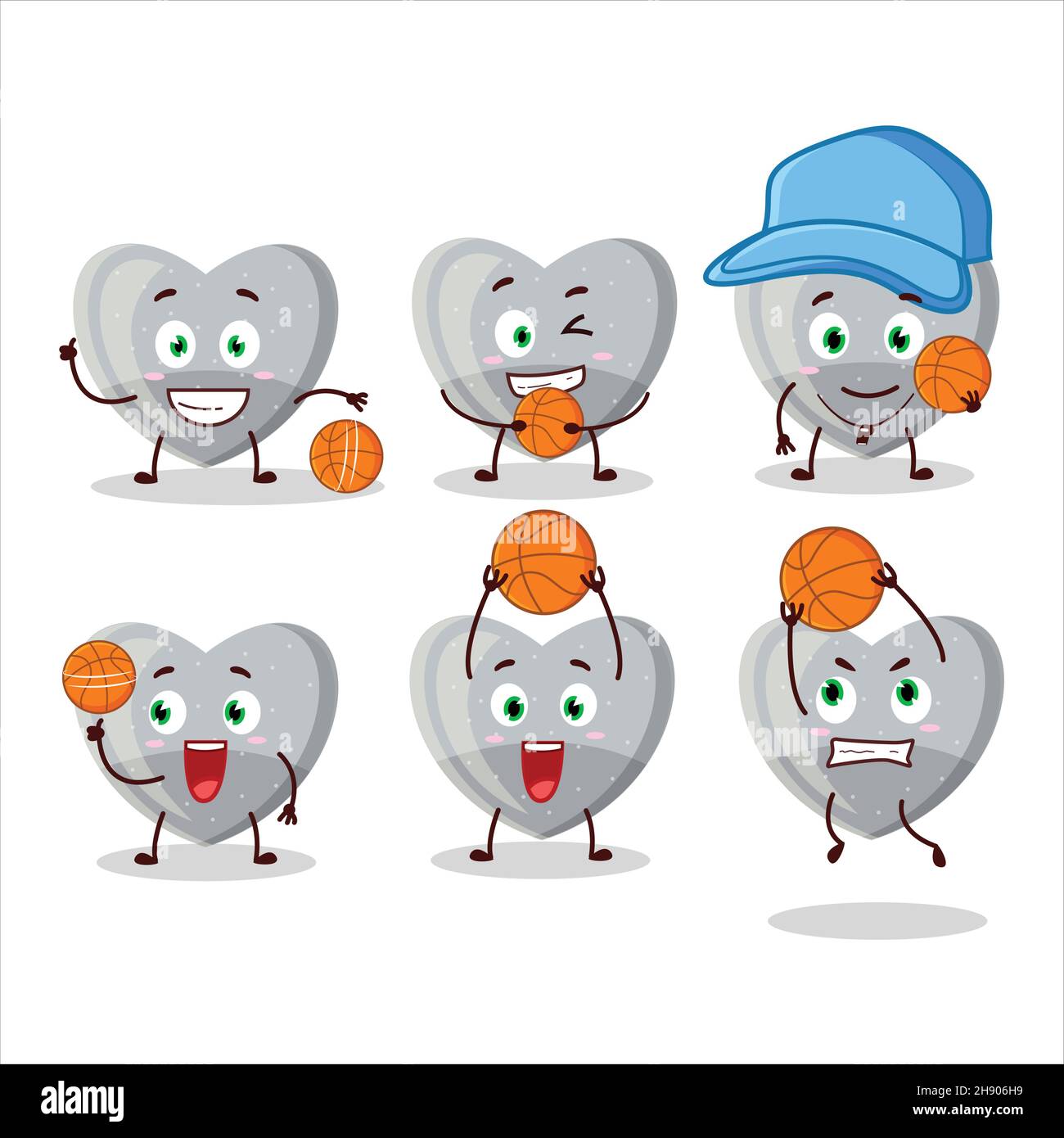 Talented white love gummy candy cartoon character as a basketball ...