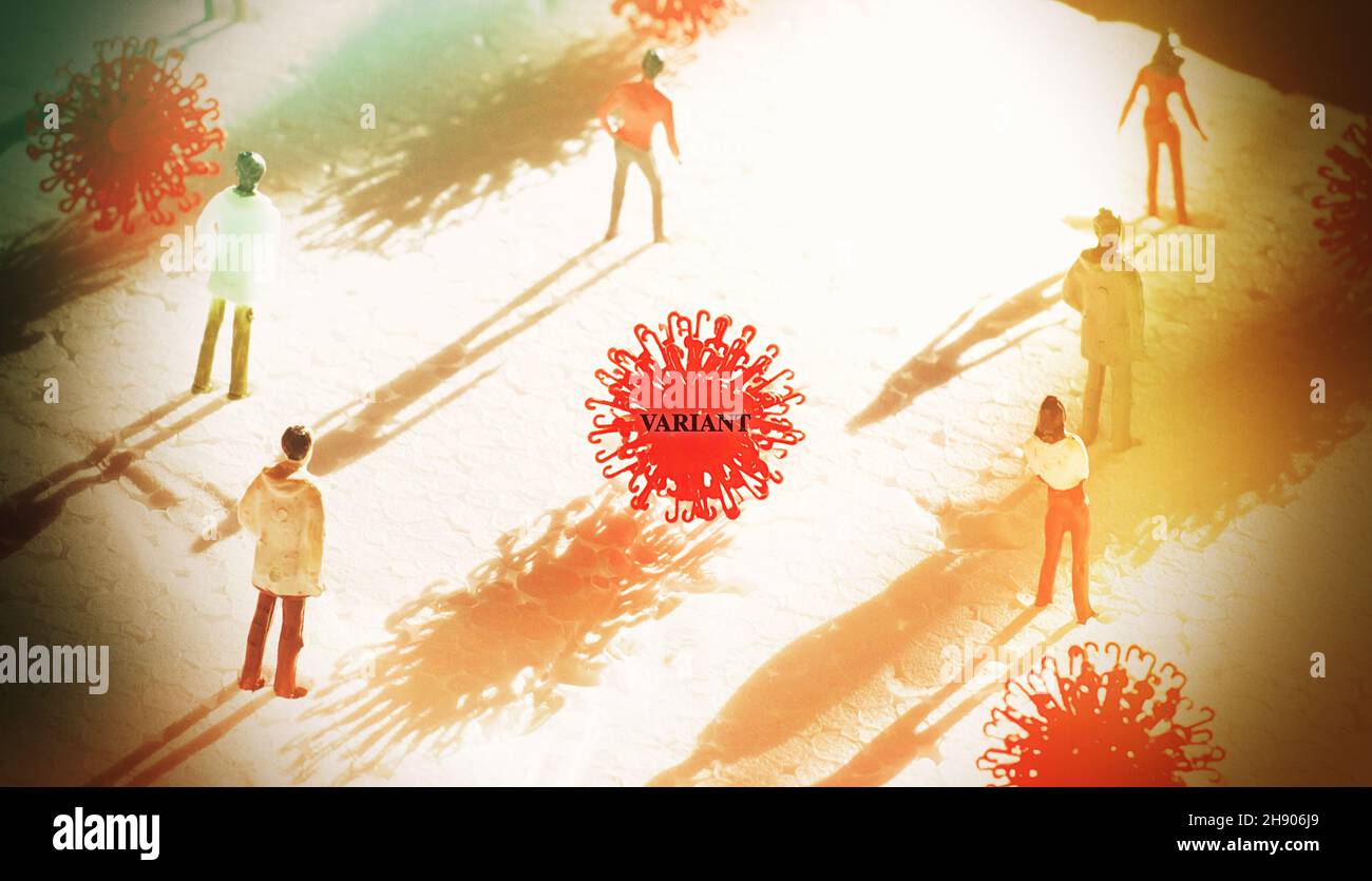 Concept of variant virus infection Stock Photo - Alamy