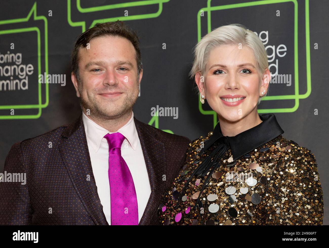New York, NY - December 2, 2021: Zak Williams (L) attends Bring Change to Mind Gala at City ...