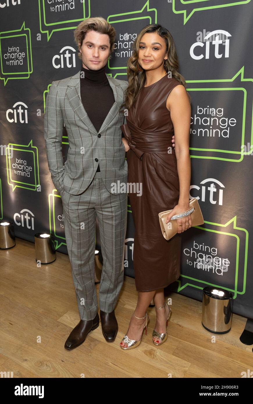 New York, NY - December 2, 2021: Chase Stokes and Madison Bailey attend ...