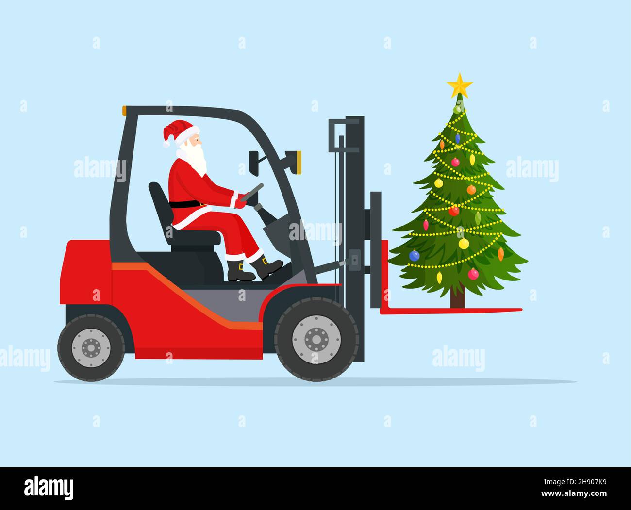 Santa claus in warehouse hi-res stock photography and images - Alamy