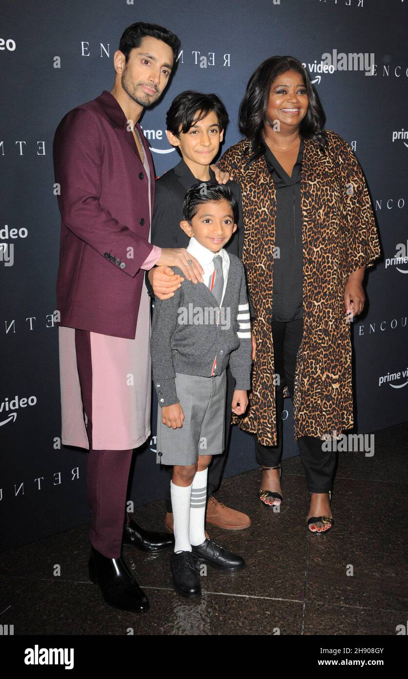 Los Angeles, CA. 2nd Dec, 2021. Riz Ahmed, Octavia Spencer, Lucian ...