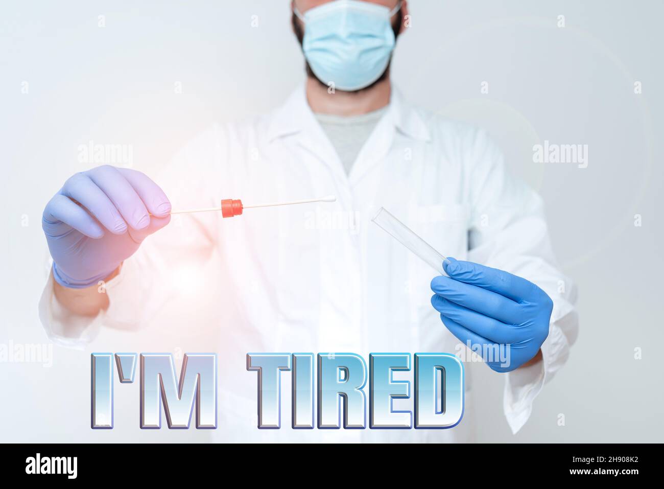 Conceptual display I M Tired. Business approach drained of strength and ...