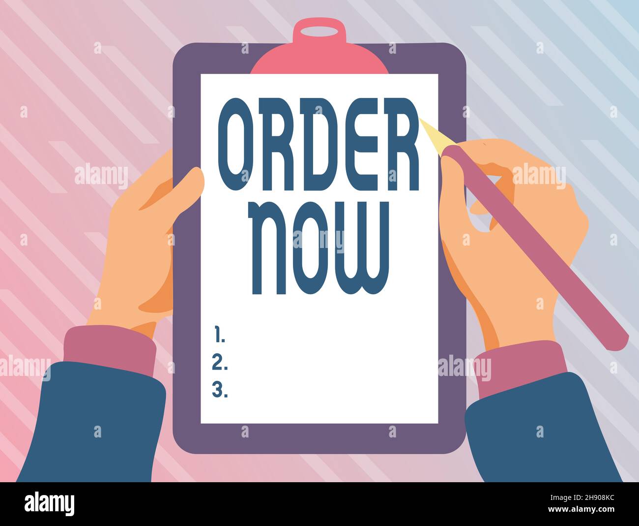 Text sign showing Order Now. Business overview confirmed request by one ...