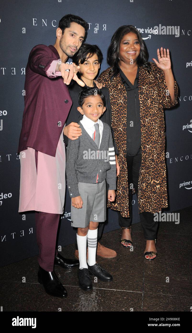Los Angeles, CA. 2nd Dec, 2021. Riz Ahmed, Octavia Spencer, Lucian ...