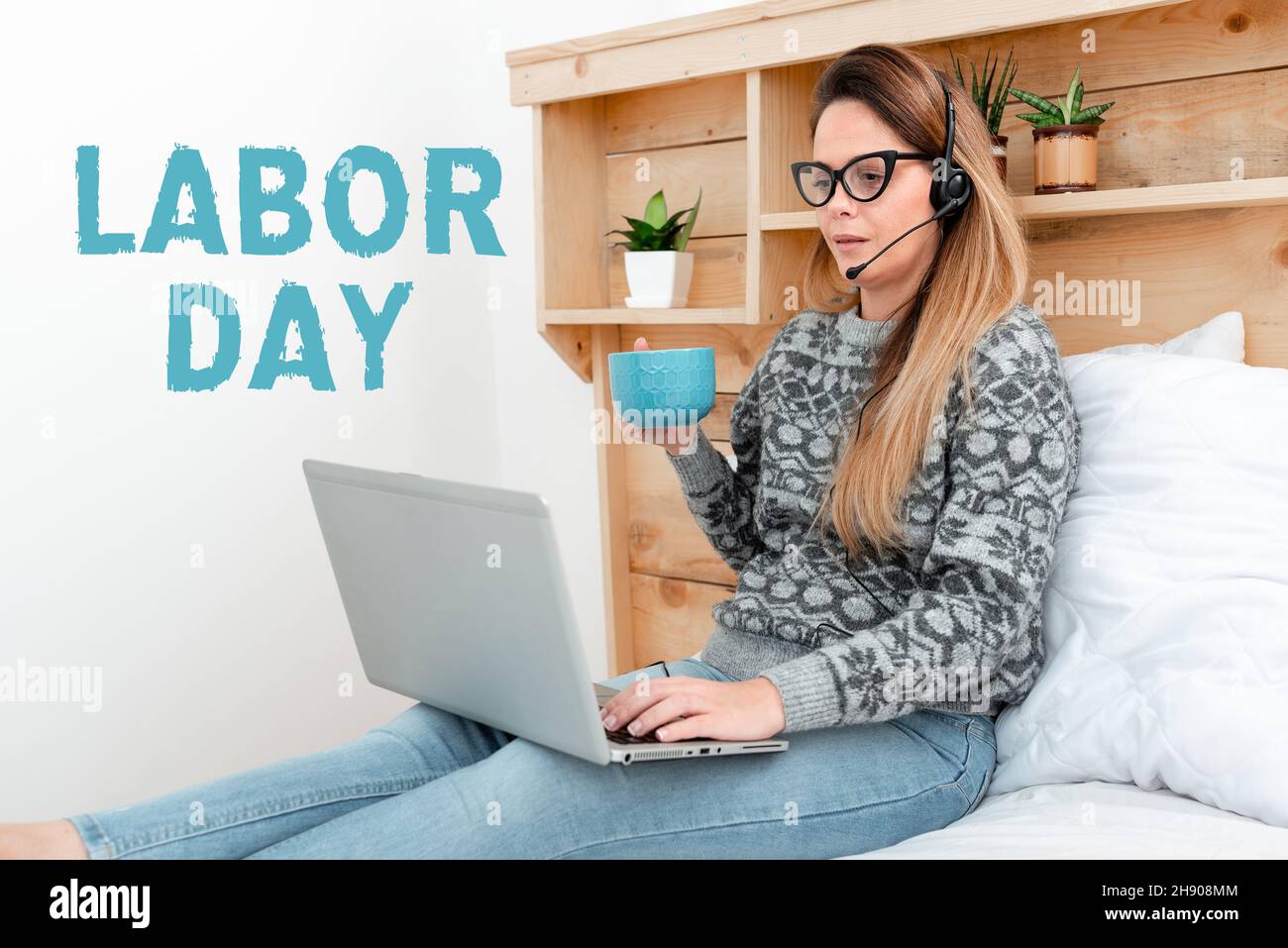 Hand writing sign Labor Day. Business idea an annual holiday to ...