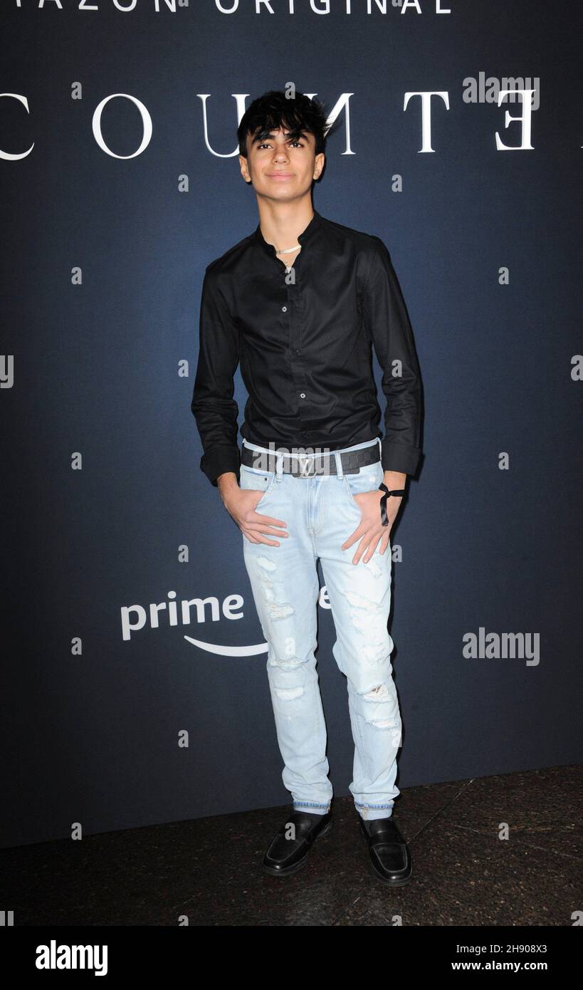 Los Angeles, CA. 2nd Dec, 2021. Neel Sethi at arrivals for ENCOUNTER ...