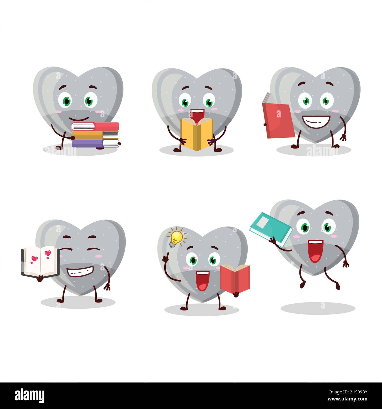 A picture of white love gummy candy cartoon character concept reading ...