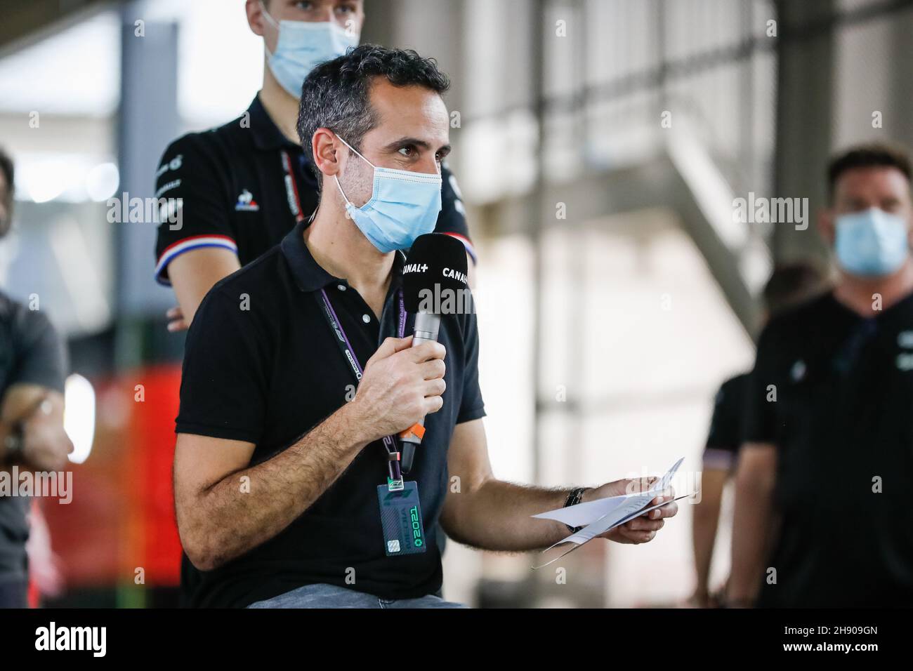 Jeddah, Saudi Arabia - 02/12/2021, DUPIN Laurent (fra), TV presenter commentateur Canal+ ...