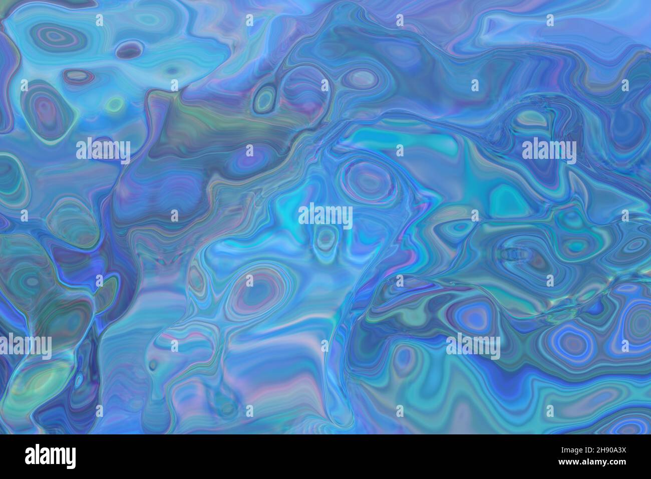 Iridescent blue color hi-res stock photography and images - Alamy