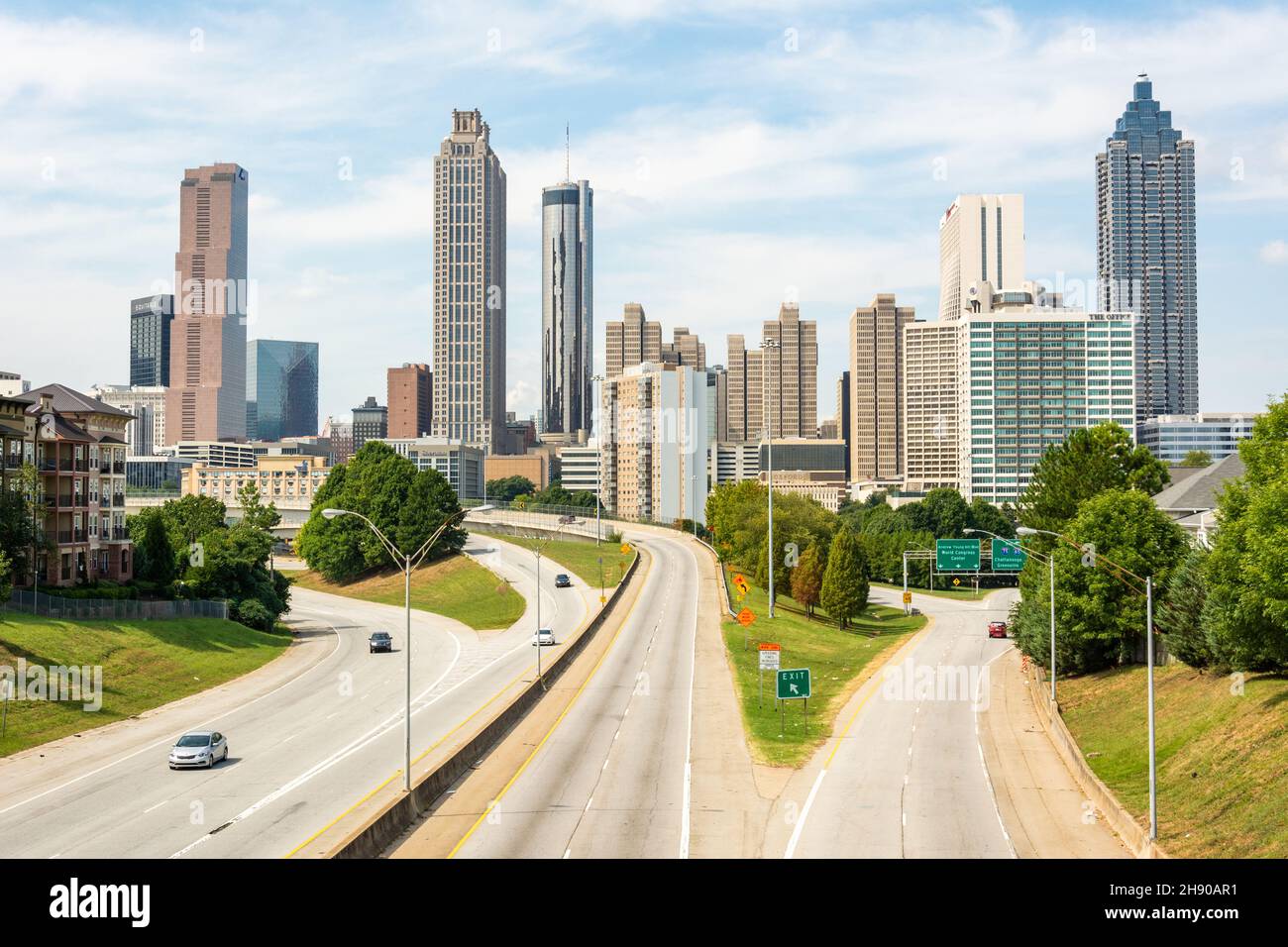 Atlanta jackson street bridge hi-res stock photography and images - Alamy