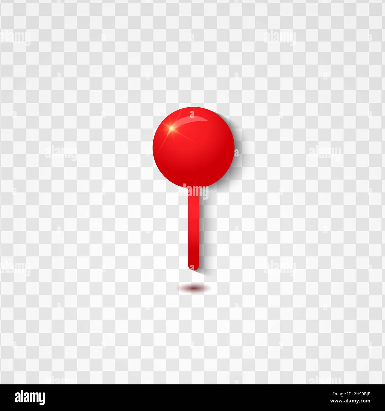 Push pin on map Stock Vector Images - Alamy