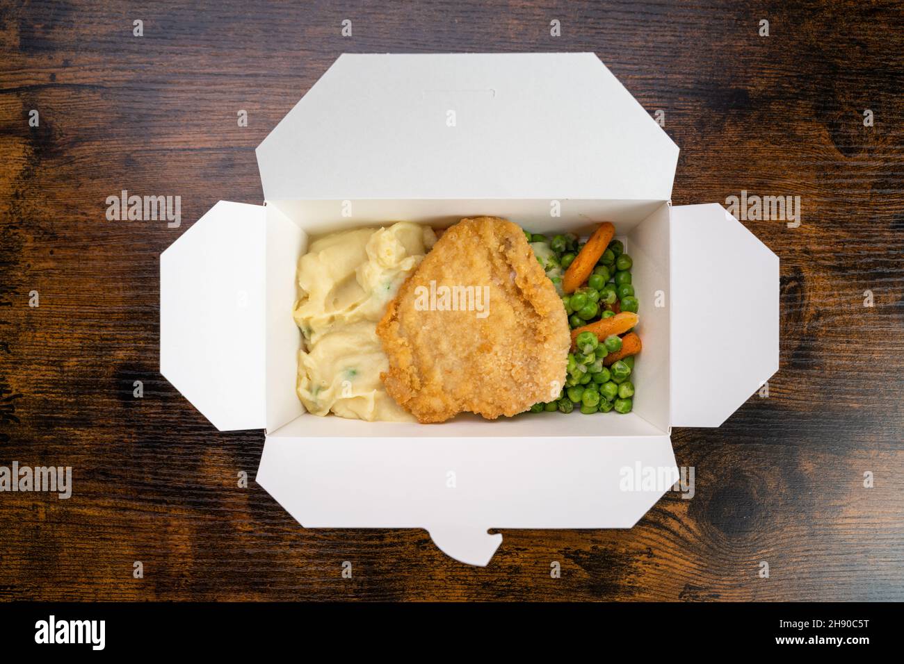 Fresh Healthy Food Meal. Dinner From Restaurant Stock Photo - Alamy