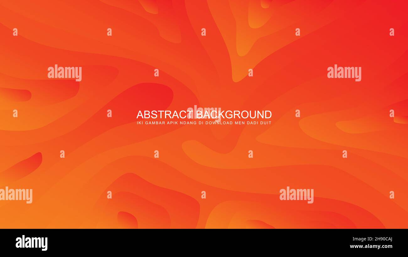 Dynamic textured background with orange color, vector illustration ...