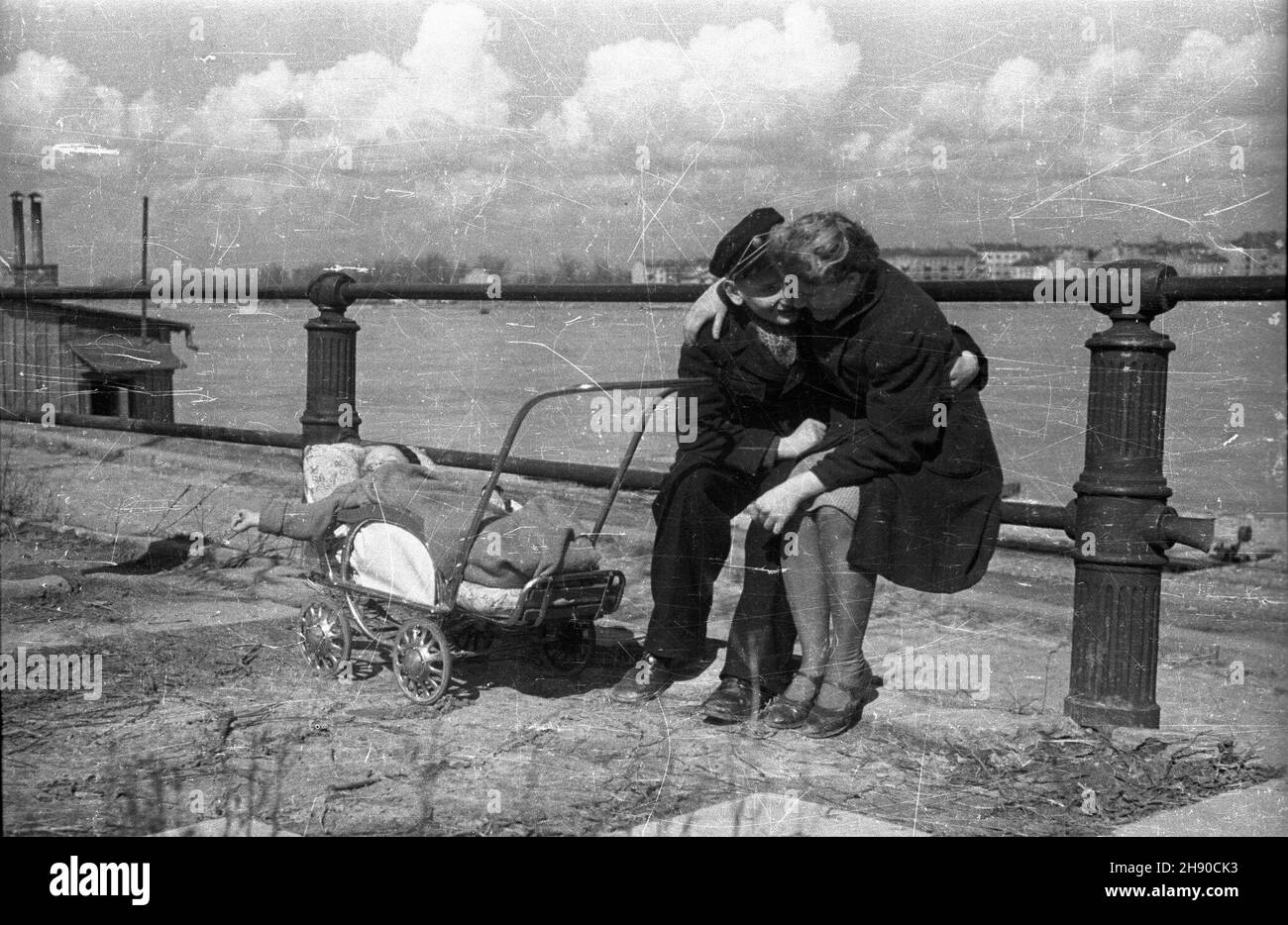 Vistula river bank Black and White Stock Photos & Images - Alamy