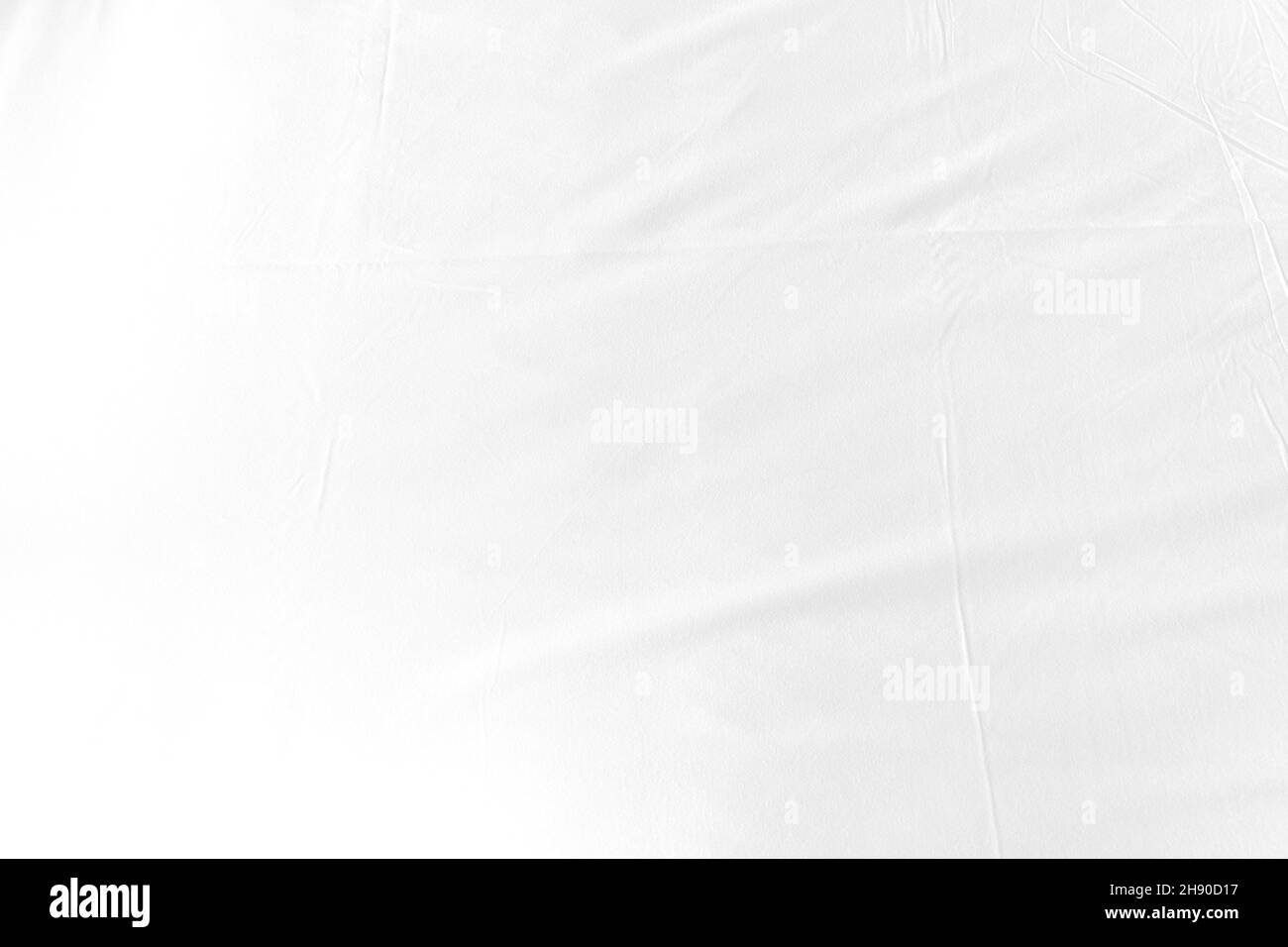 White wrinkled fabric texture for background Stock Photo - Alamy