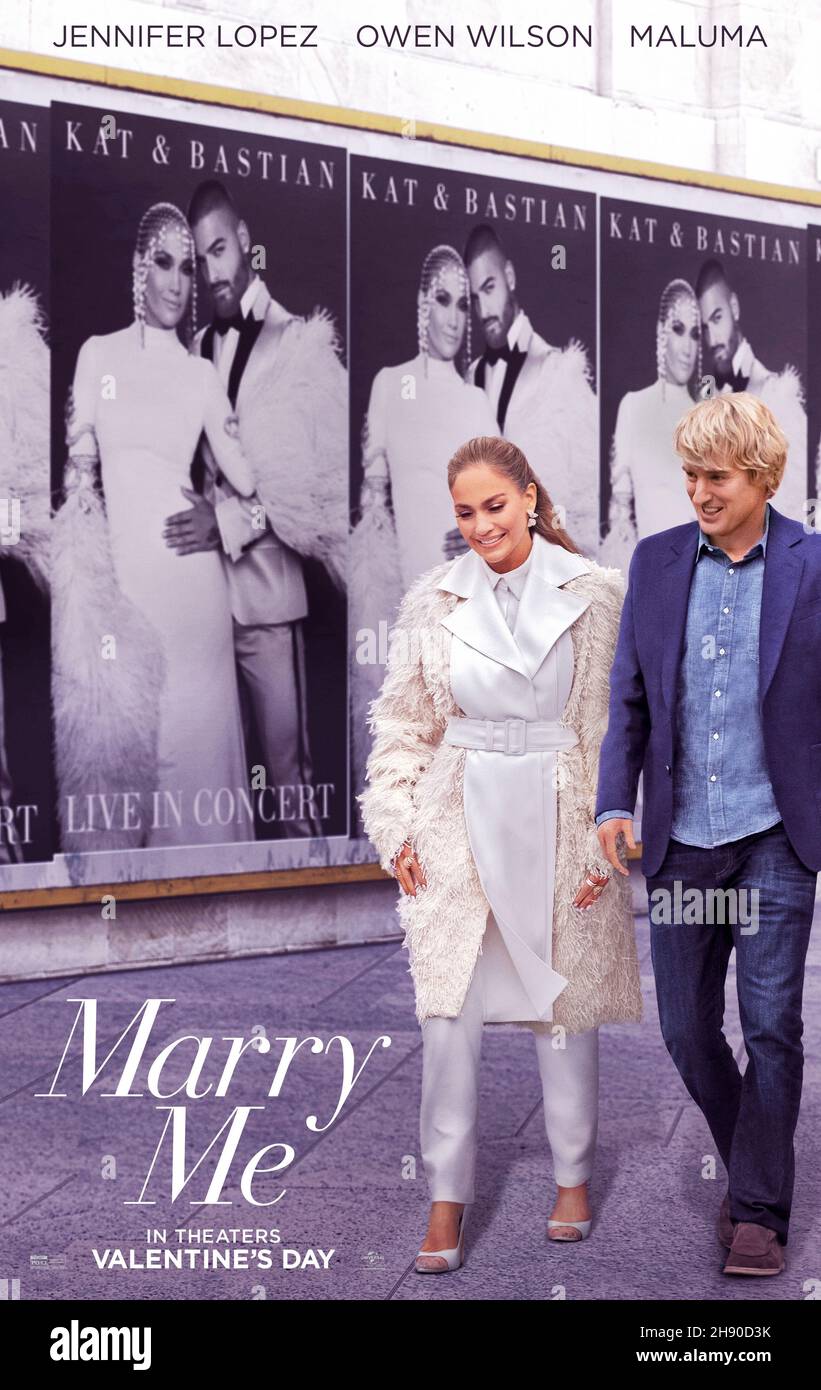 Marry me 2022 poster hi-res stock photography and images - Alamy