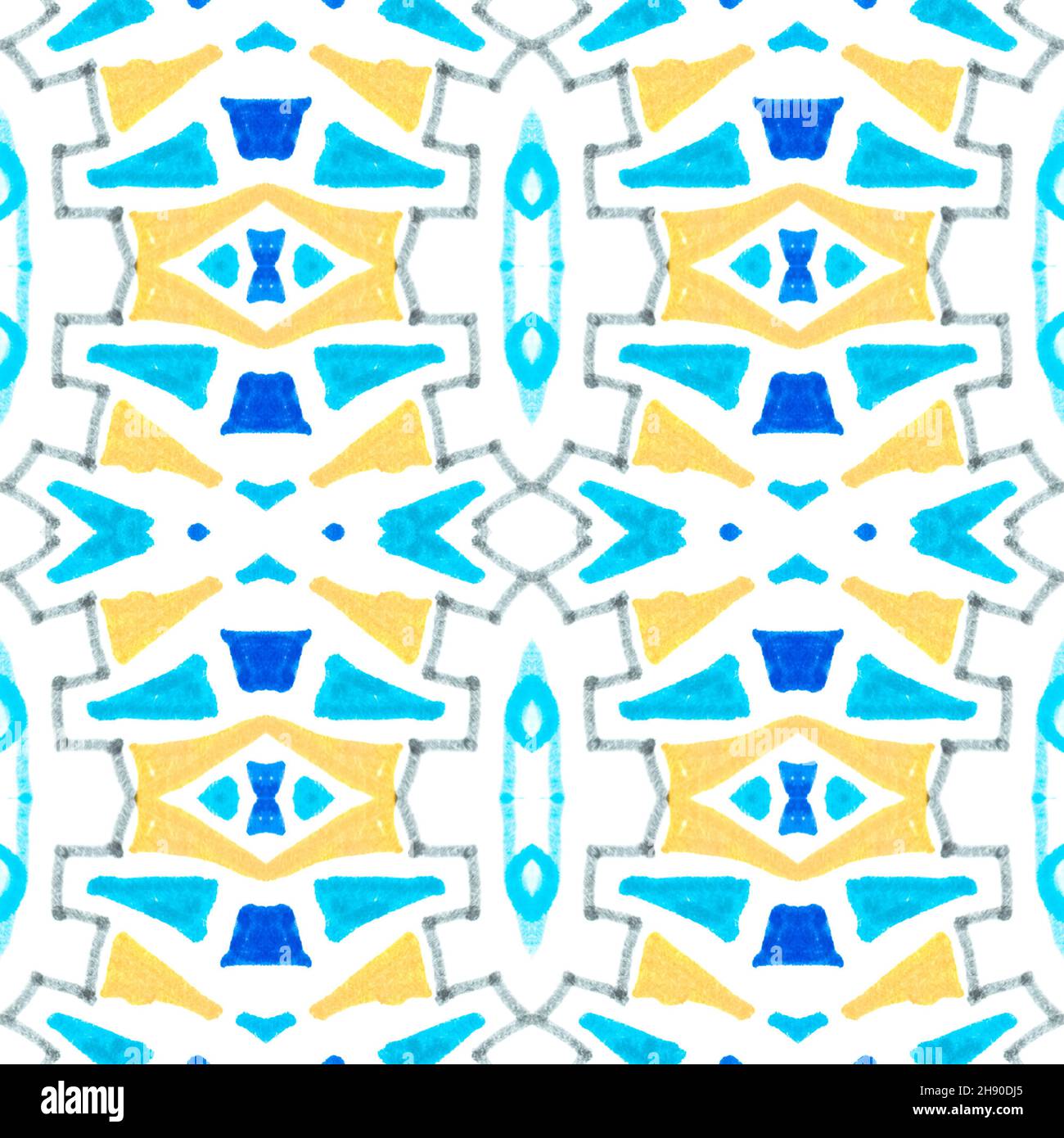 Morocco mosaic floor Cut Out Stock Images & Pictures - Alamy