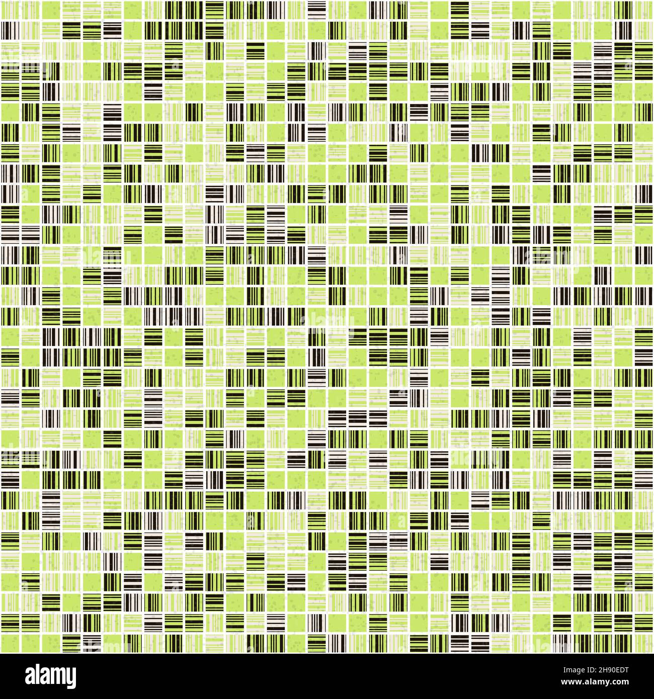 Abstract Geometrical generative computational art illustration Stock ...