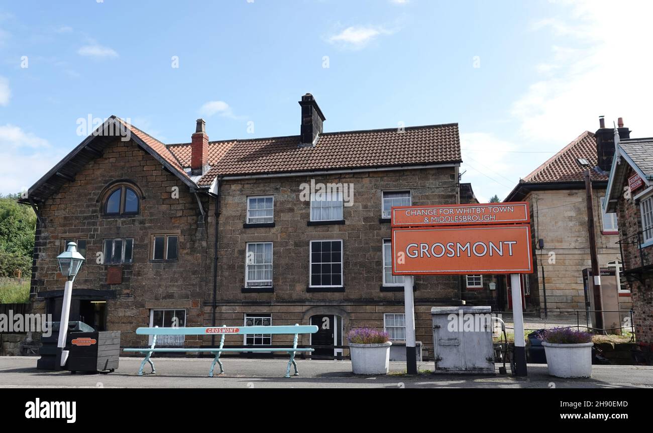 GROSMONT, UNITED KINGDOM - Nov 02, 2021: The Grosmont Station on the ...