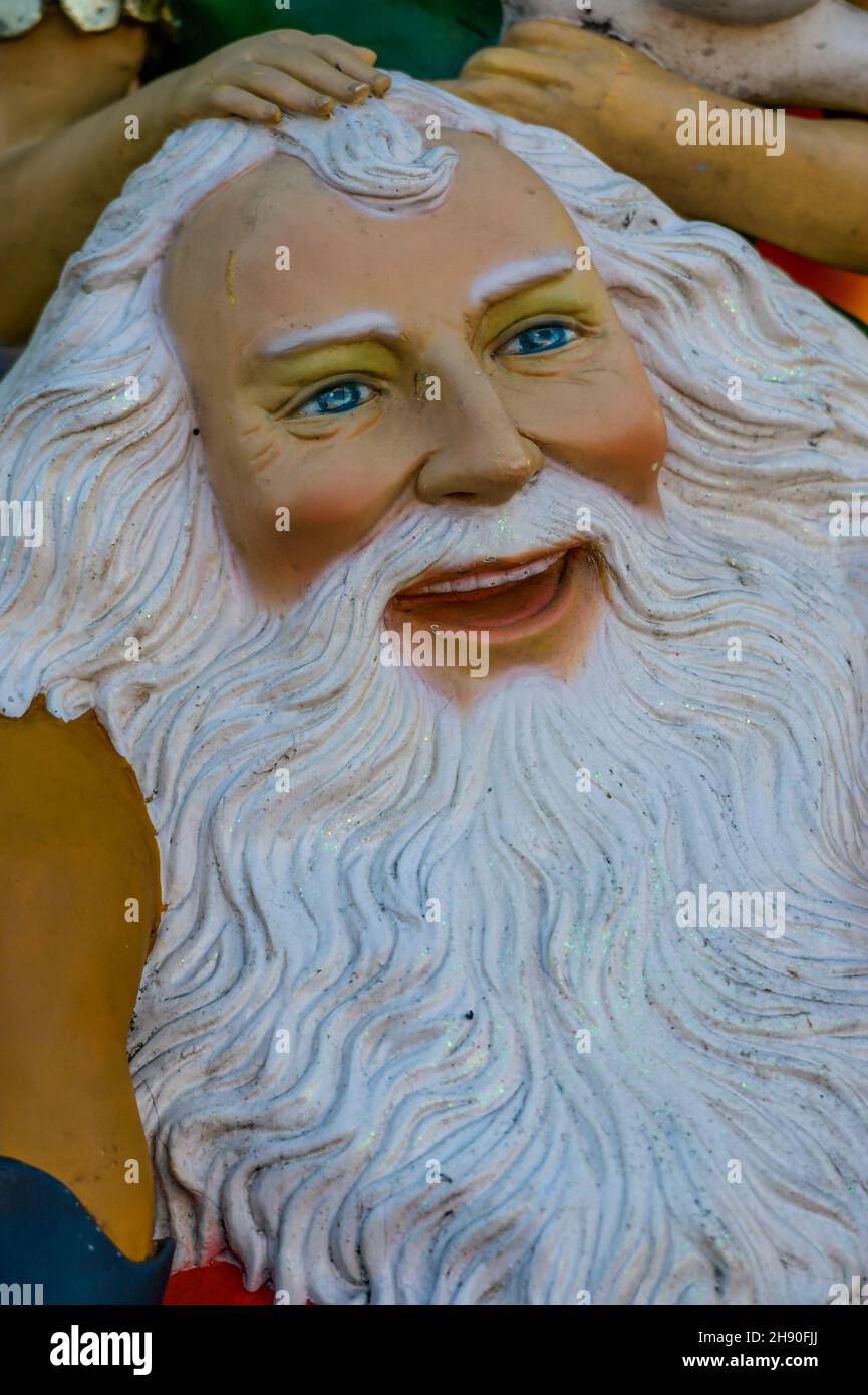 model of santa claus or father christmas, laughing santa claus, smiling ...