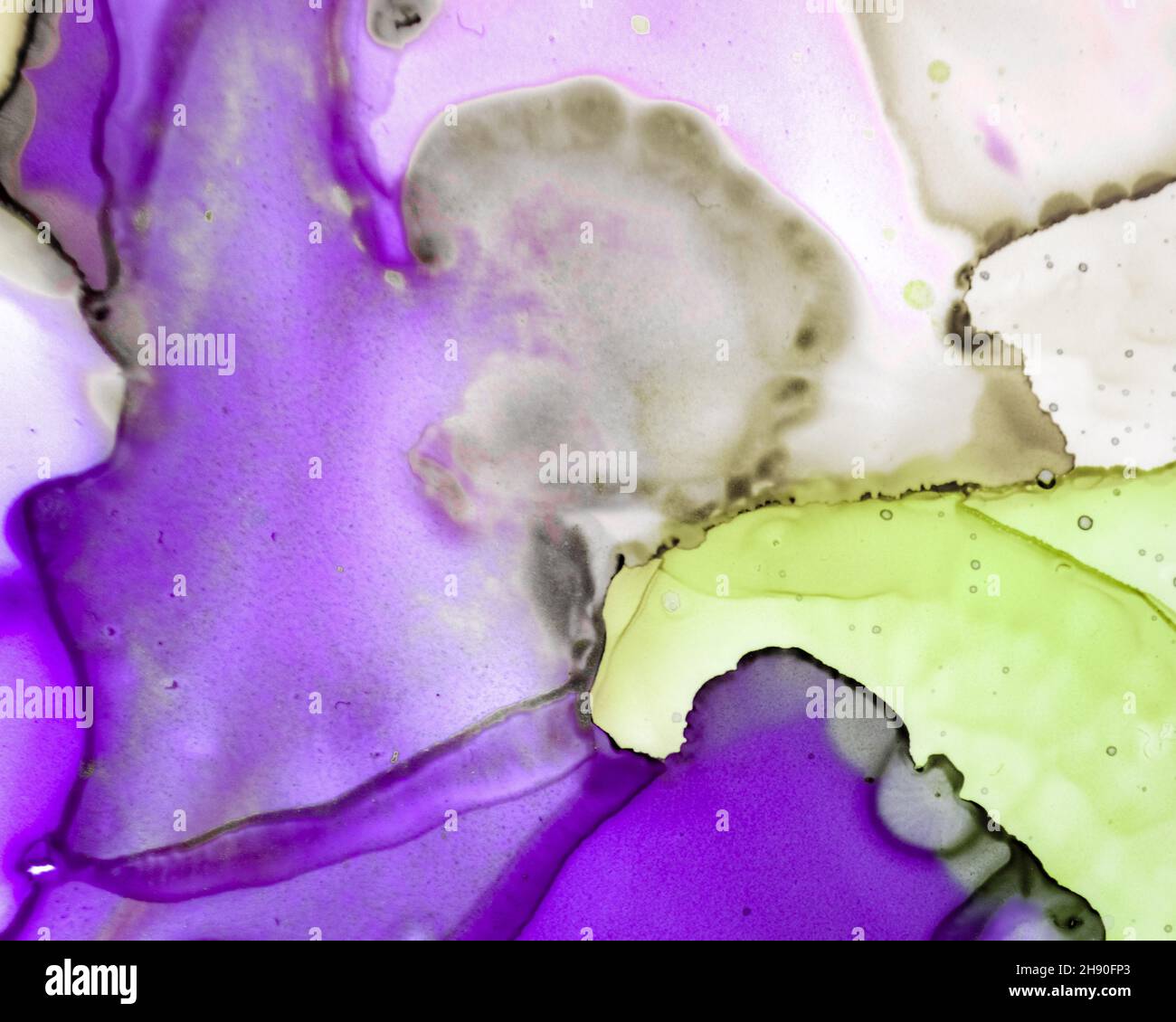 Ethereal Paint Pattern. Liquid Ink Wave Stock Photo - Alamy