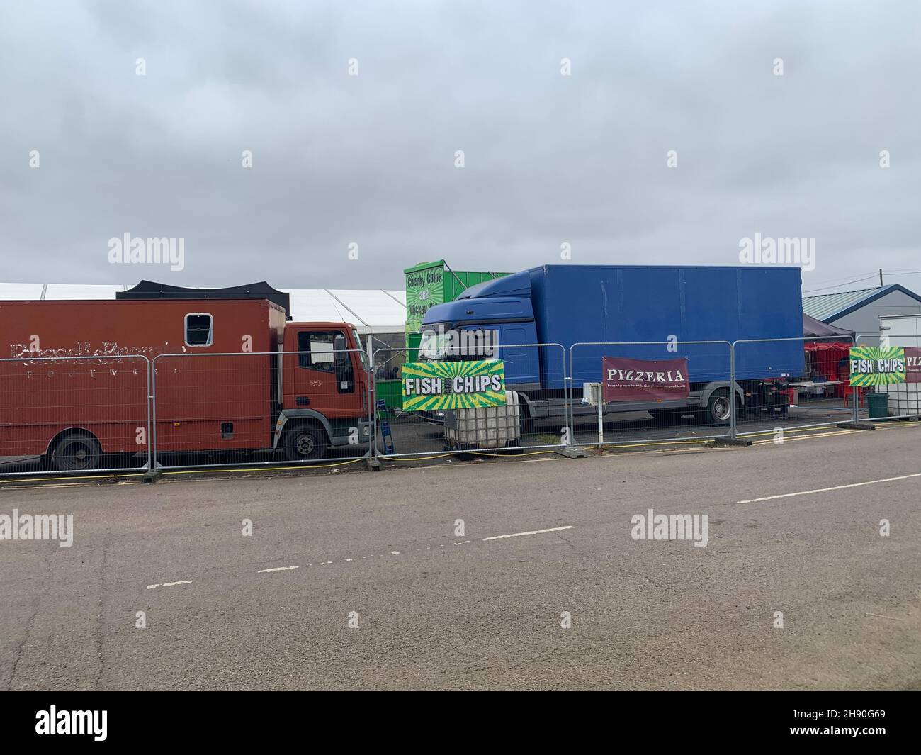 Santa Pod speedway Poddington Bedfordshire UK raceway lorry lorries ...