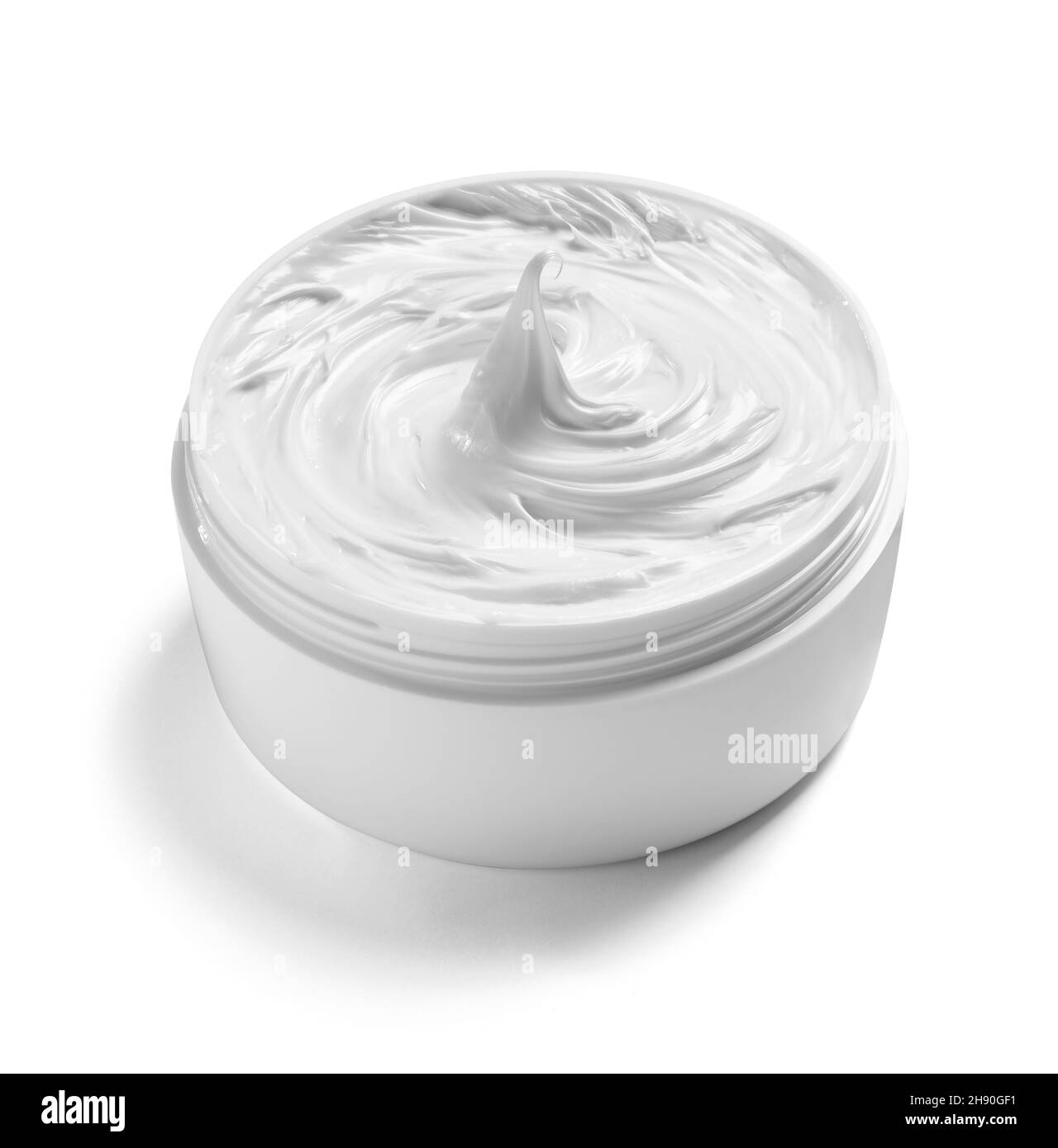 white cream container jar beauty moisturizer skin Stock Photo - Alamy