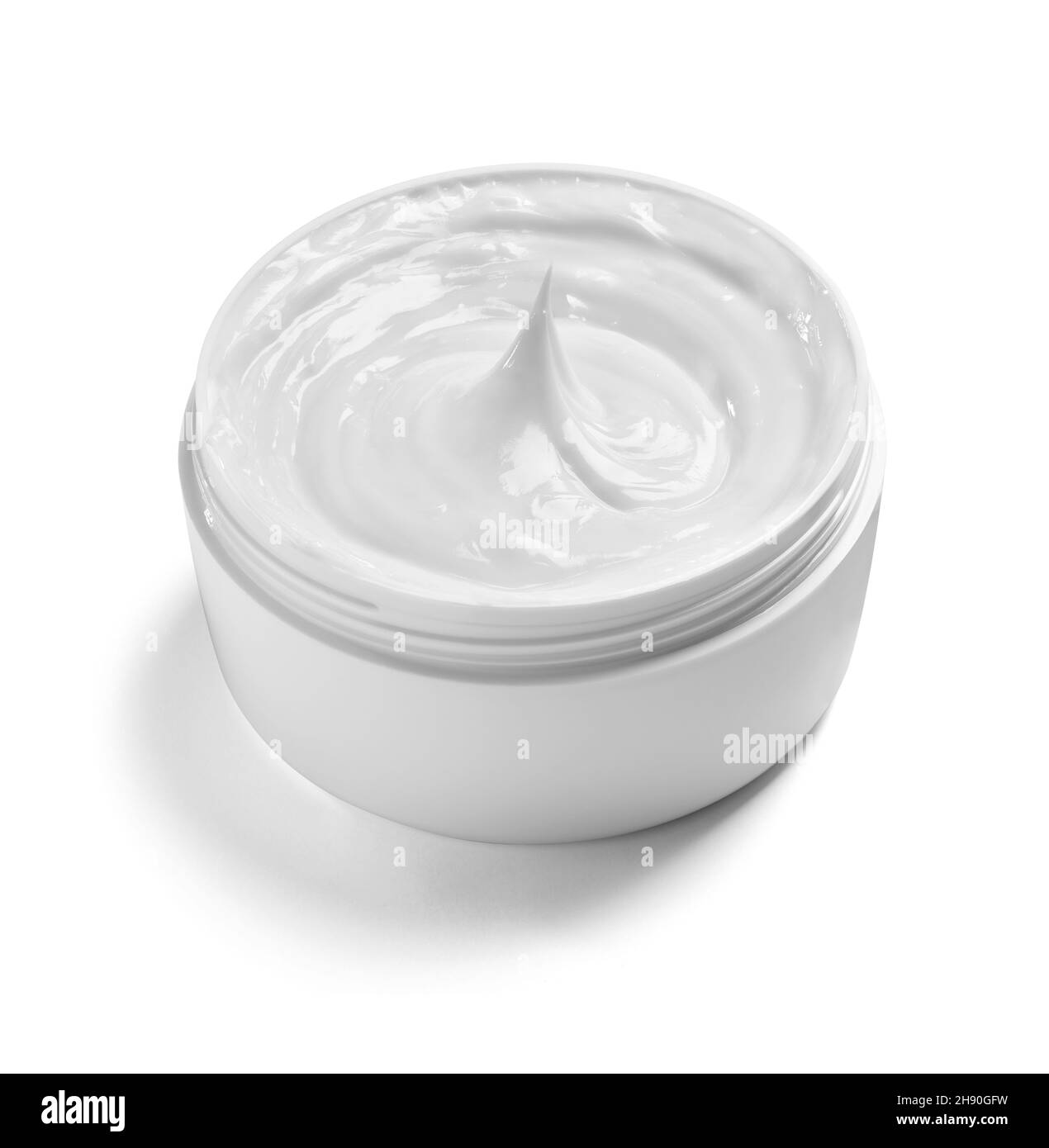 white cream container jar beauty moisturizer skin Stock Photo - Alamy