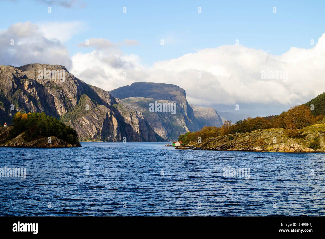 Hurtigruten in geiranger fjord hi-res stock photography and images - Alamy