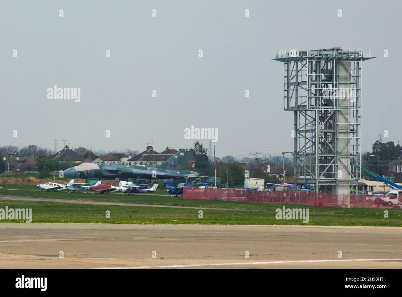 Air Traffic Control tower under construction at London Southend Airport ...