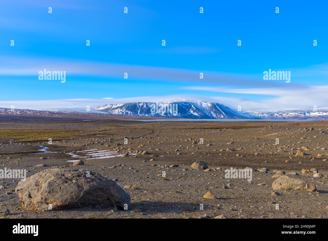 Mars terrain in Icelandic highlands, long exposure Stock Photo - Alamy