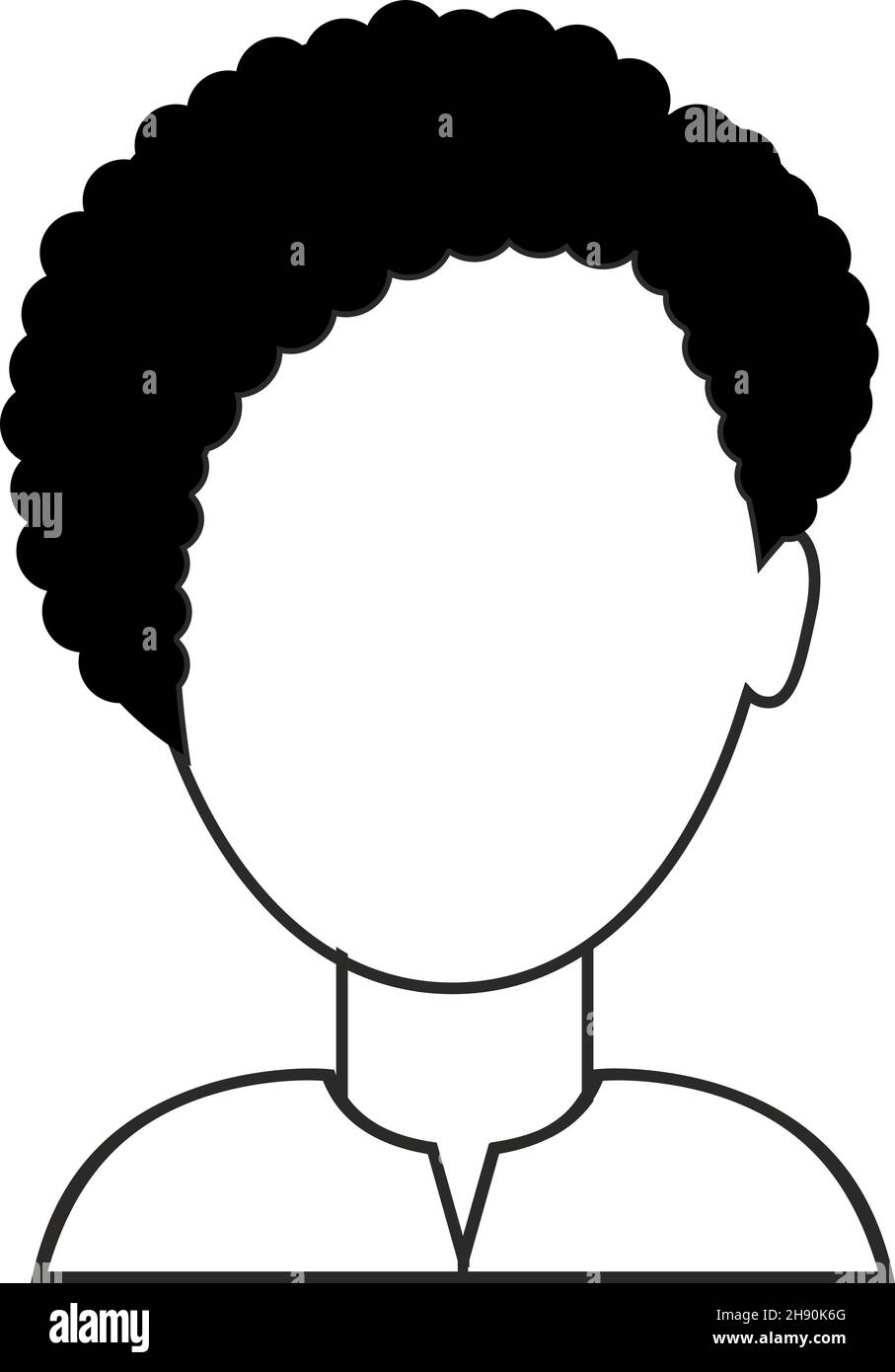 Black businessman in face Stock Vector Images - Alamy