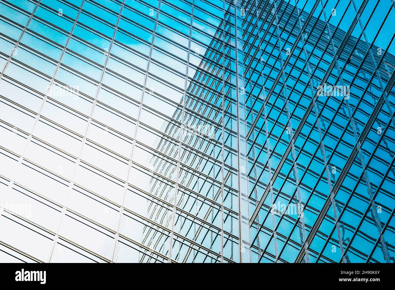 High modern glass office building, close-up - business concept Stock ...