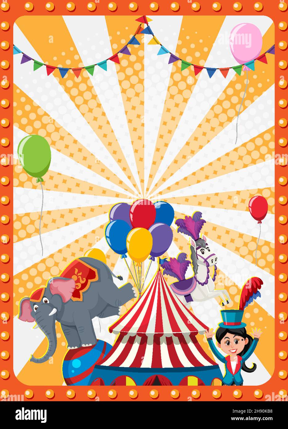 Blank Carnival Flyer Template