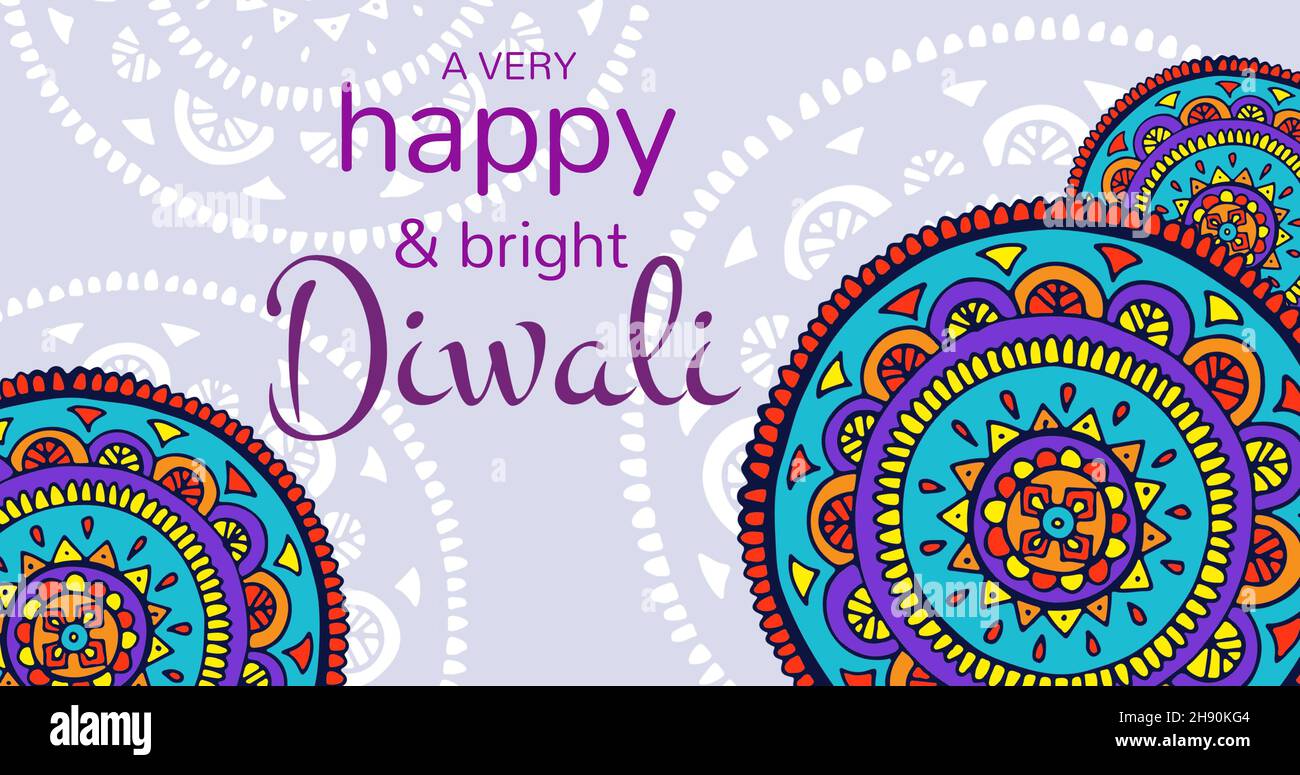Digital composite mandala diwali hi-res stock photography and images ...